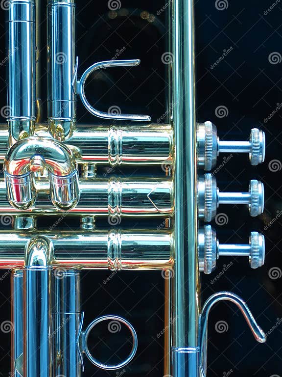 Trumpet stock photo. Image of keys, sound, brass, music - 500494
