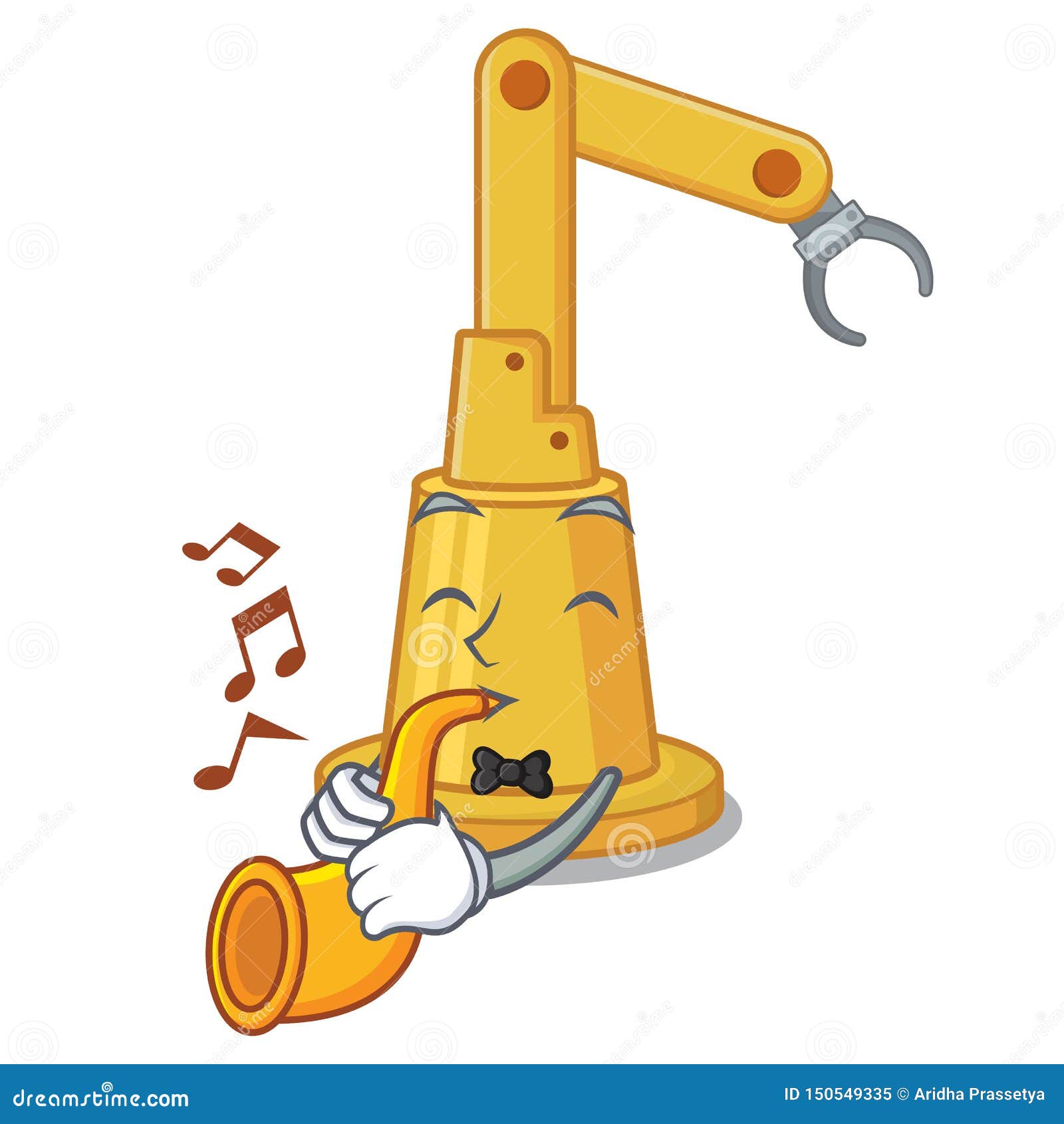 With Trumpet Assembly Automation Machine in Character Table Stock ...