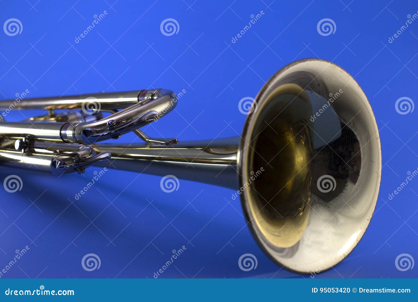 Trumpet Bell stock photo. Image of gold, music, horn - 95053420