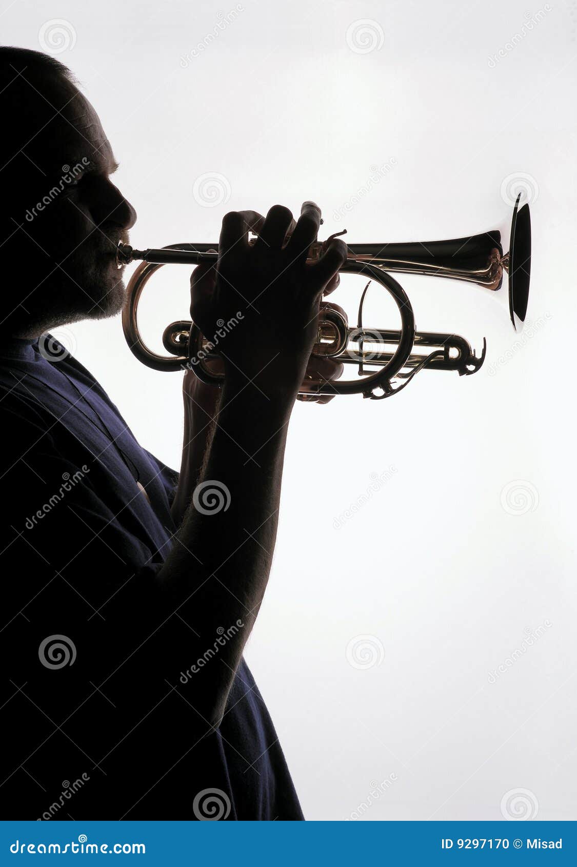 Trumpet player 02 stock photo. Image of funky, live, blow - 9297170