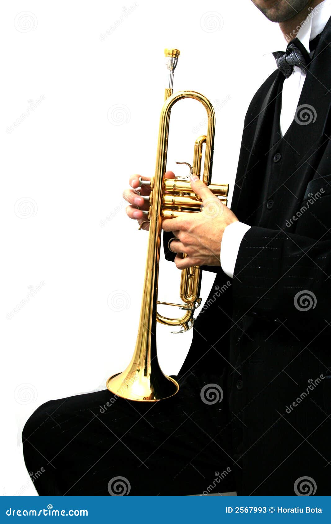 Trumpet player stock image. Image of gold, brass, people - 2567993