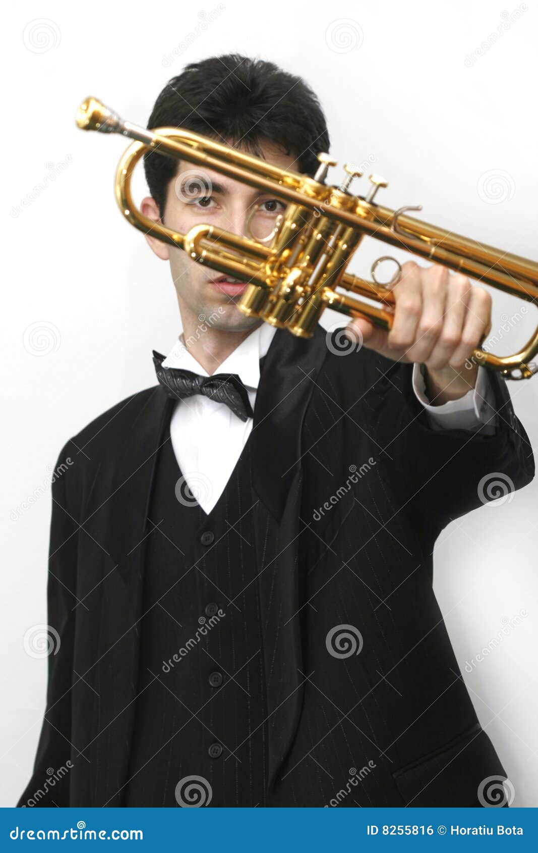 Trumpet player stock photo. Image of trumpet, cool, soloist - 8255816