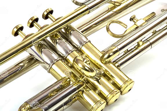 Trumpet Valves stock image. Image of isolated, trumpet - 1792005