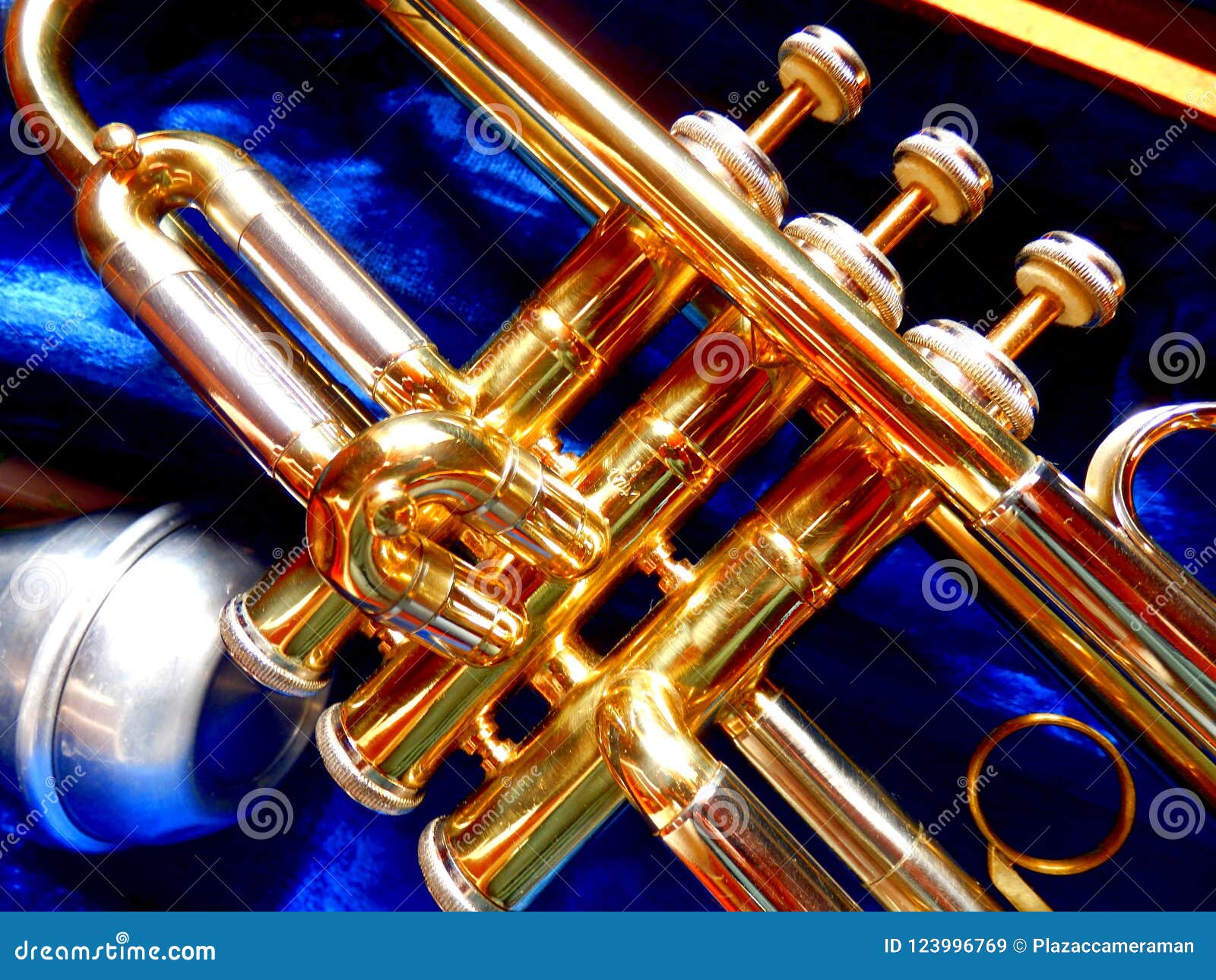 Trumpet Valves stock image. Image of horn, object, pipe - 123996769