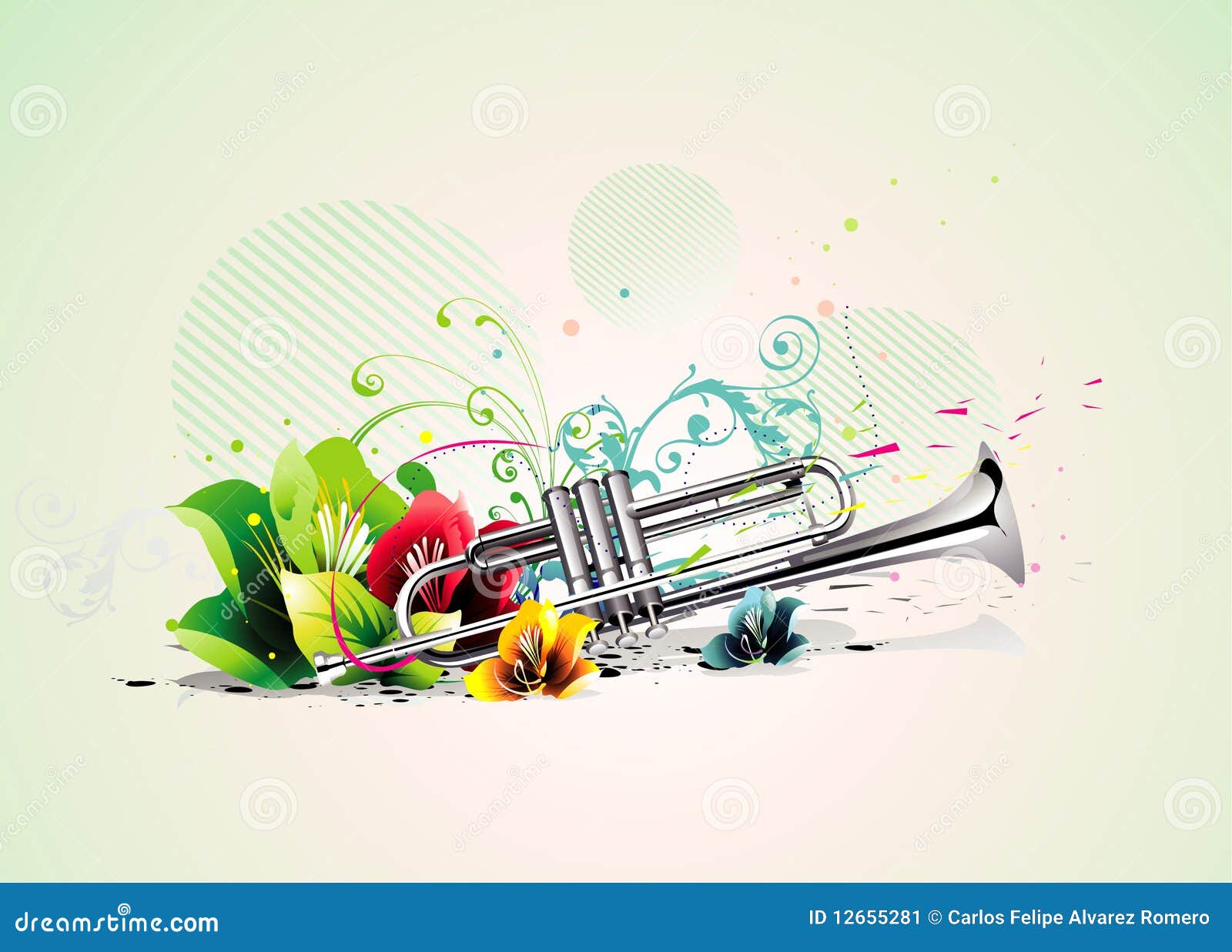 Trumpet Vector Symbols | CartoonDealer.com #43896581