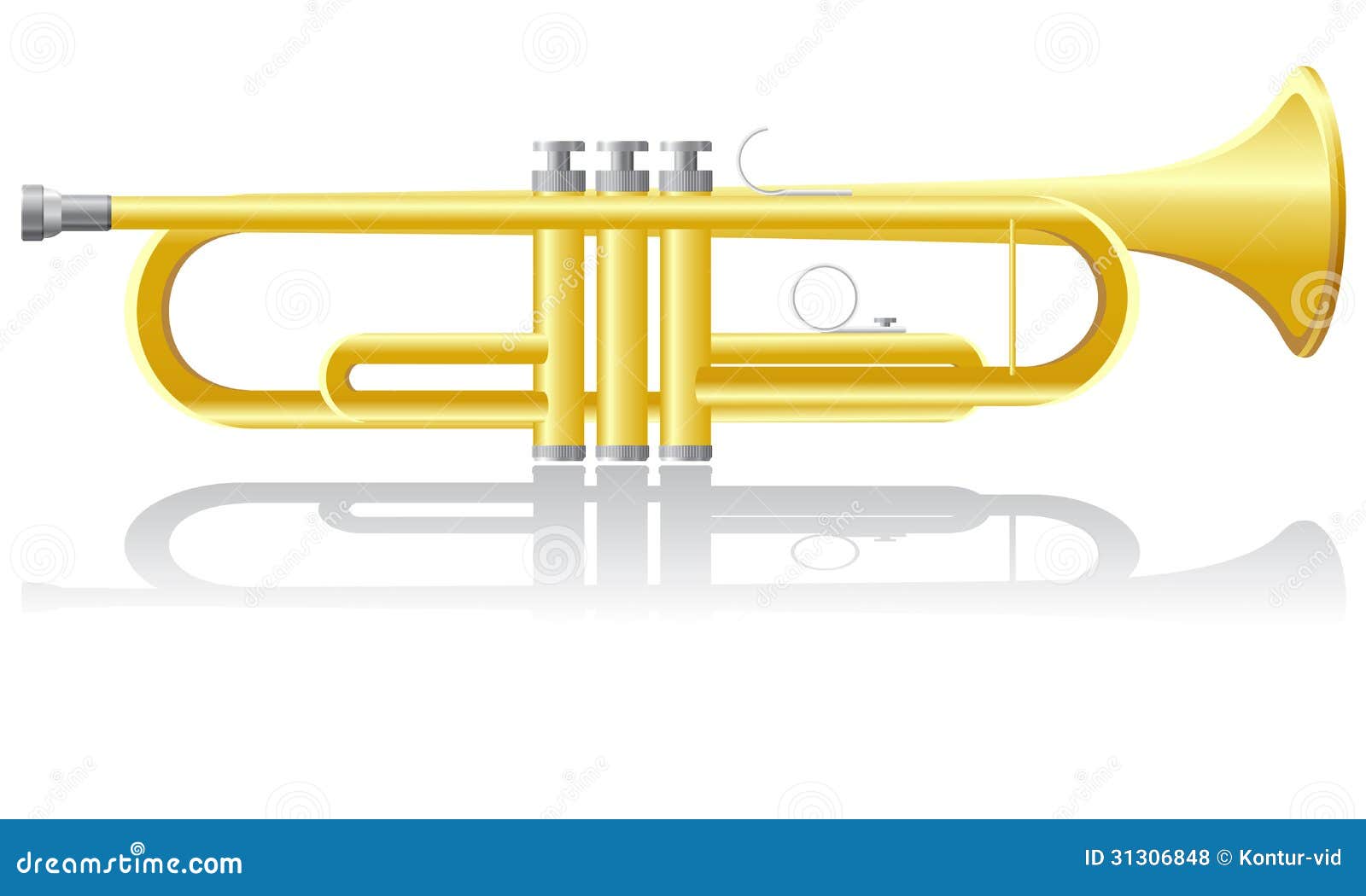 Trumpet. Vector Drawing | CartoonDealer.com #111435753