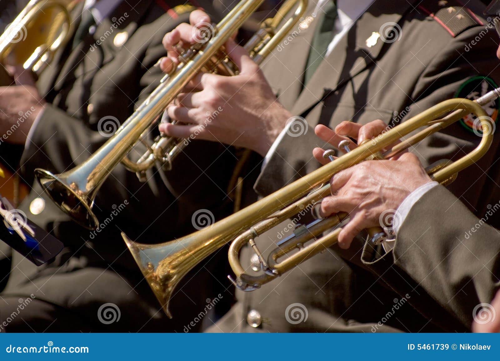 Trumpeters stock image. Image of orchestra, musical, russia - 5461739
