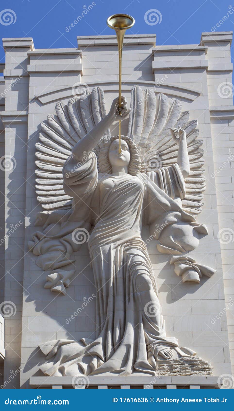 Trumpeting Angles (architecture Detail) Stock Photo - Image of ...