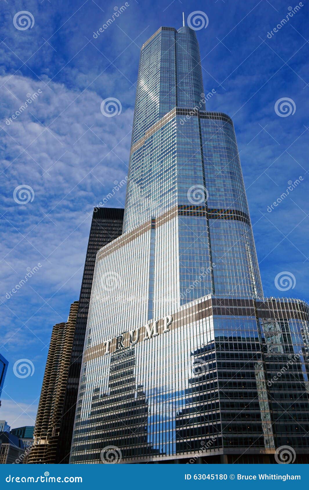 Trumpf-Hotel, Chicago, USA redaktionelles bild. Bild von aufsatz - 63045180