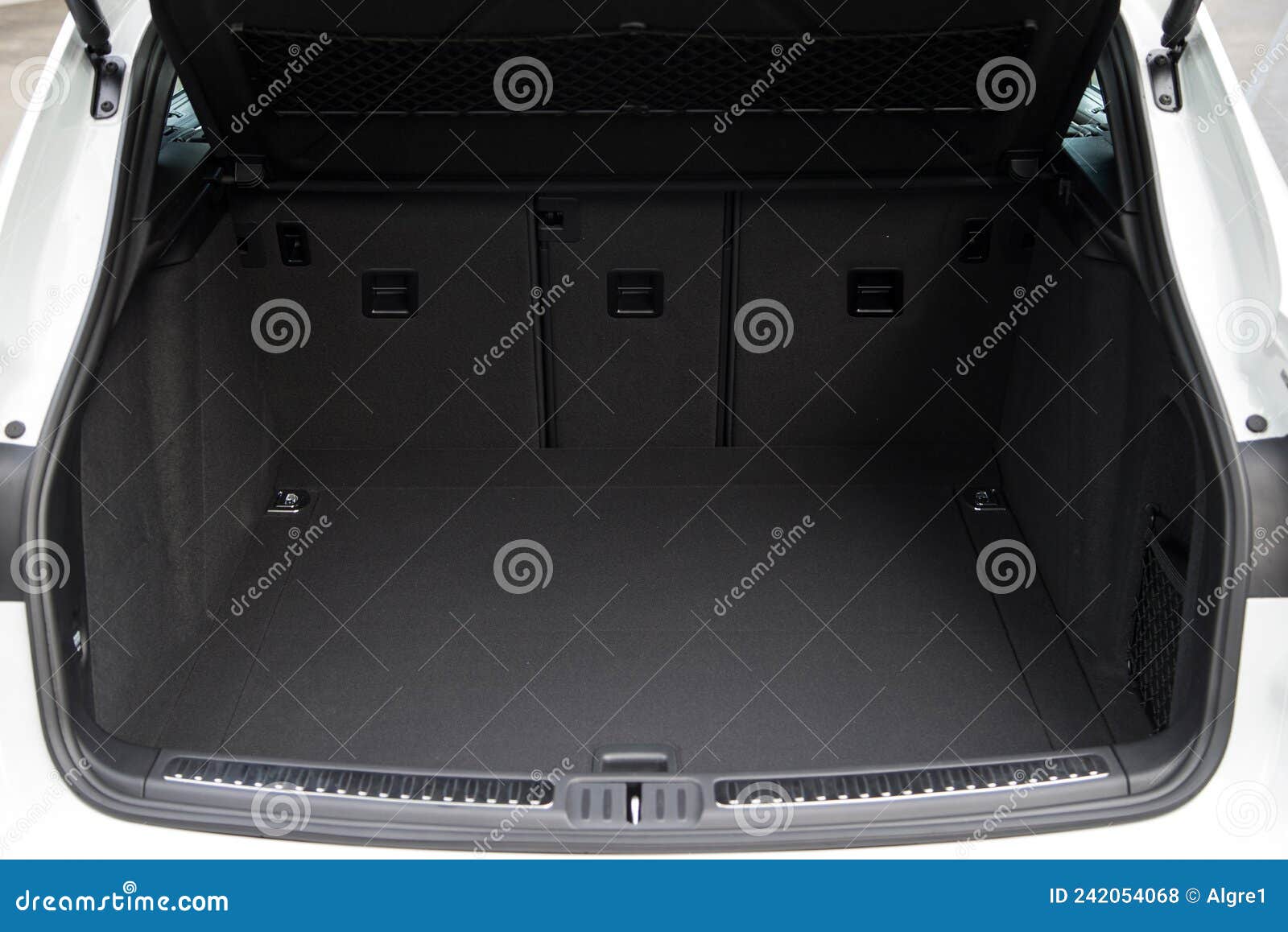 Empty trunk of the SUV stock photo. Image of shopping - 242054068