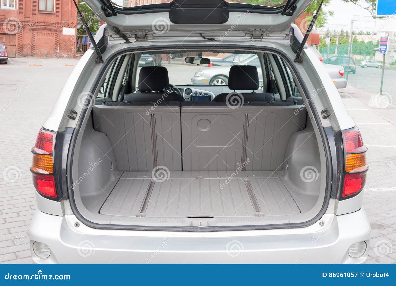Trunk Luggage Compartment stock image. Image of automotive - 86961057