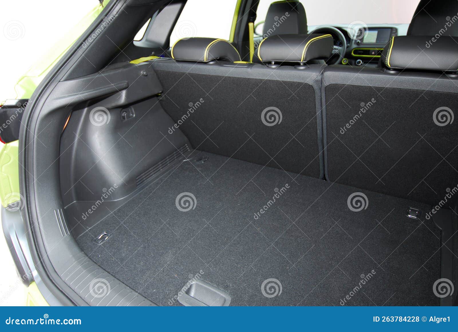 The Trunk of a Passenger Car Stock Photo - Image of road, carrier ...
