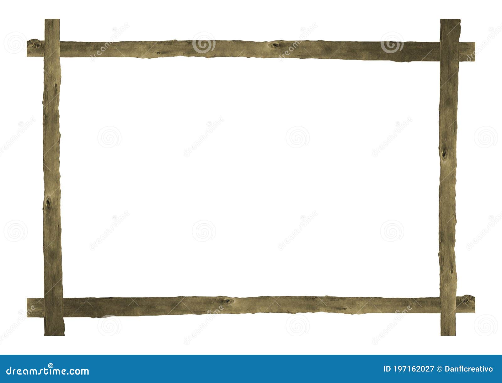Trunk Texture Frame Isolated Photo Stock Image - Image of frame ...