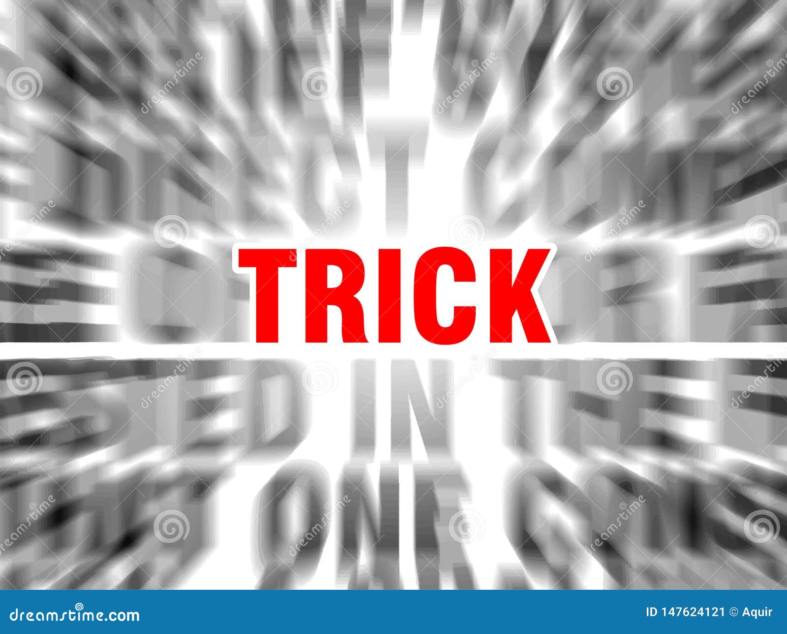 Truque ilustração do vetor. Ilustração de etiqueta, foco - 147624121