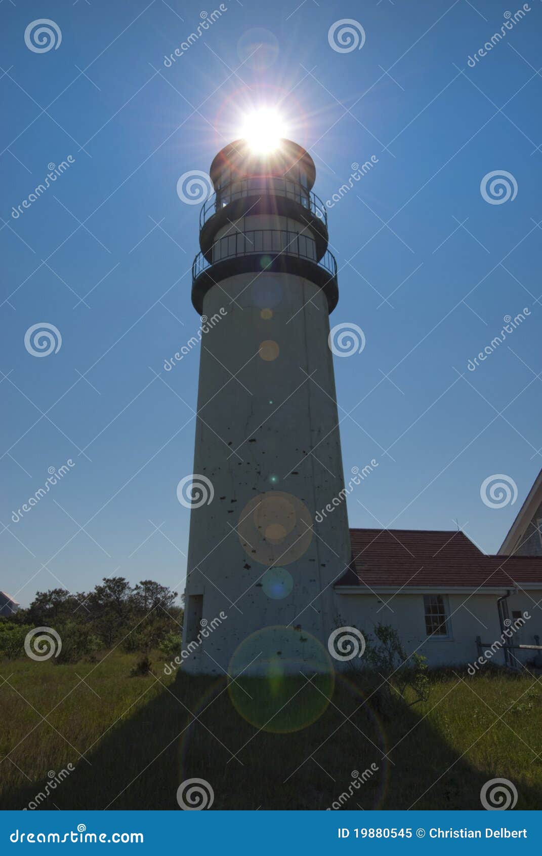 Truro Lighthouse on Cape Cod Stock Image - Image of lamp, ocean: 19880545