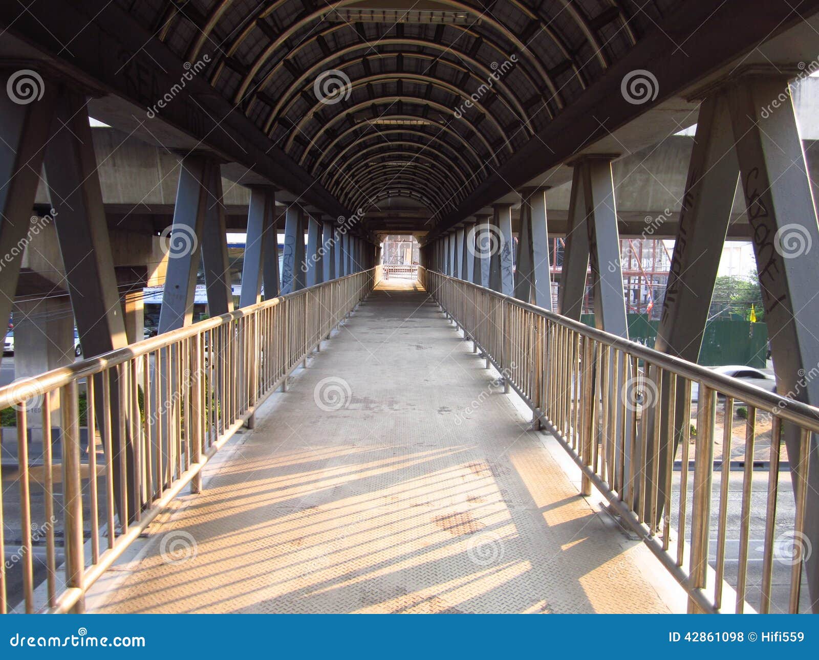 Truss bridge stock photo. Image of light, walk, truss - 42861098