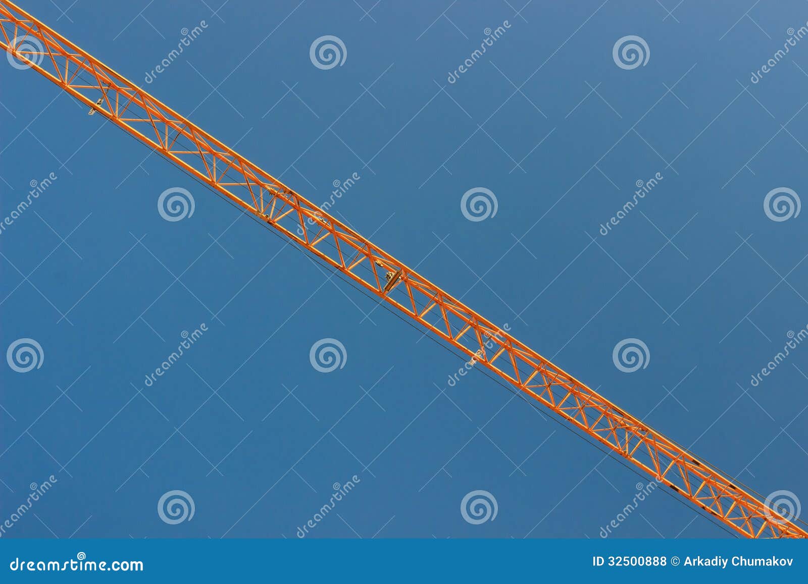 The truss of a crane stock photo. Image of metal, high - 32500888