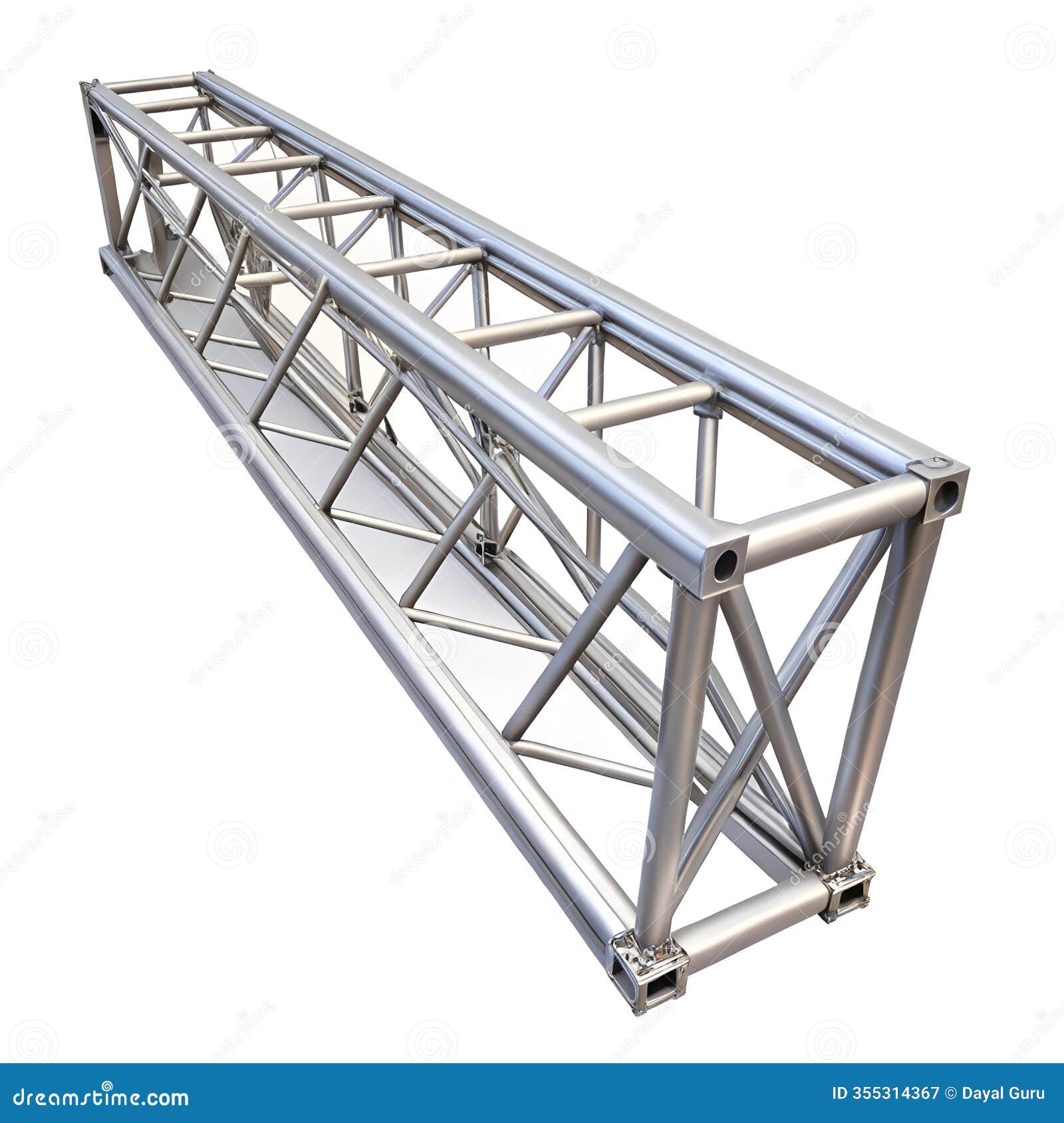 Truss Isolated on White Background Stock Illustration - Illustration of ...