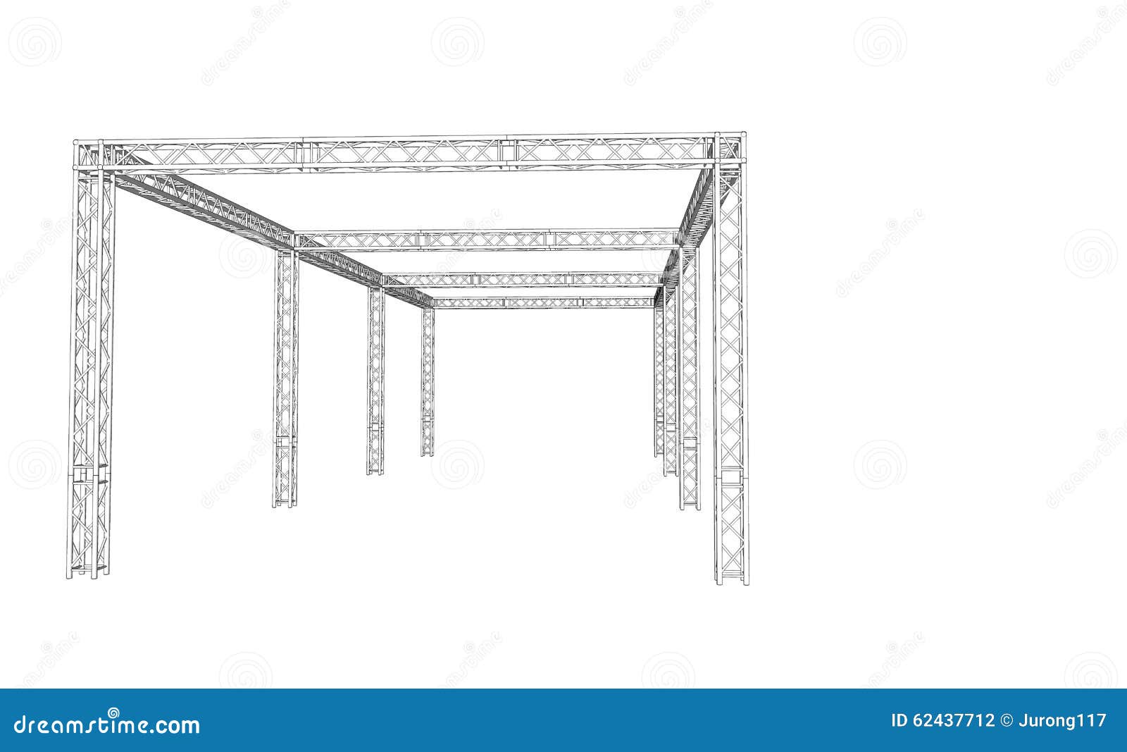 Truss system stock illustration. Illustration of banner - 62437712