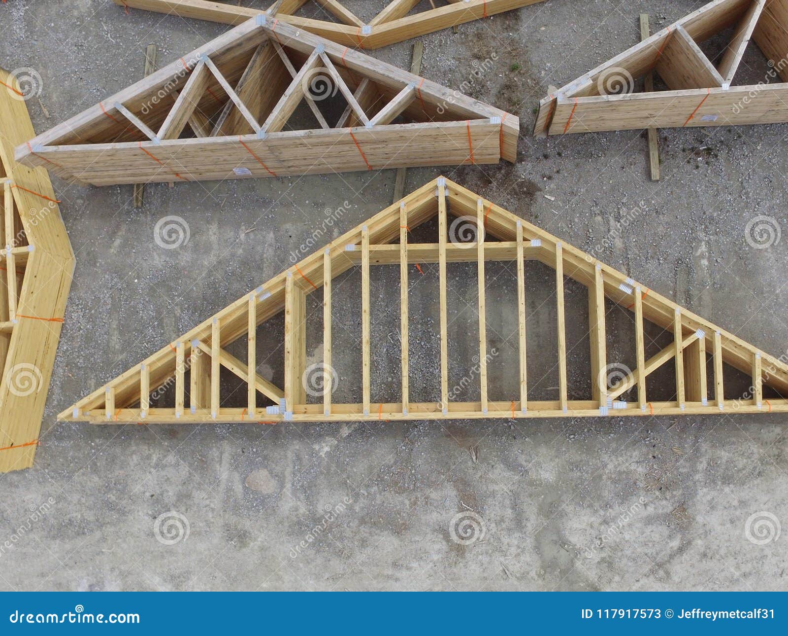 Trusses stock image. Image of building, truss, post - 117917573