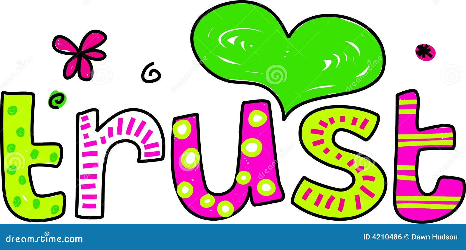 Trust stock vector. Illustration of decorative, holiday - 4210486