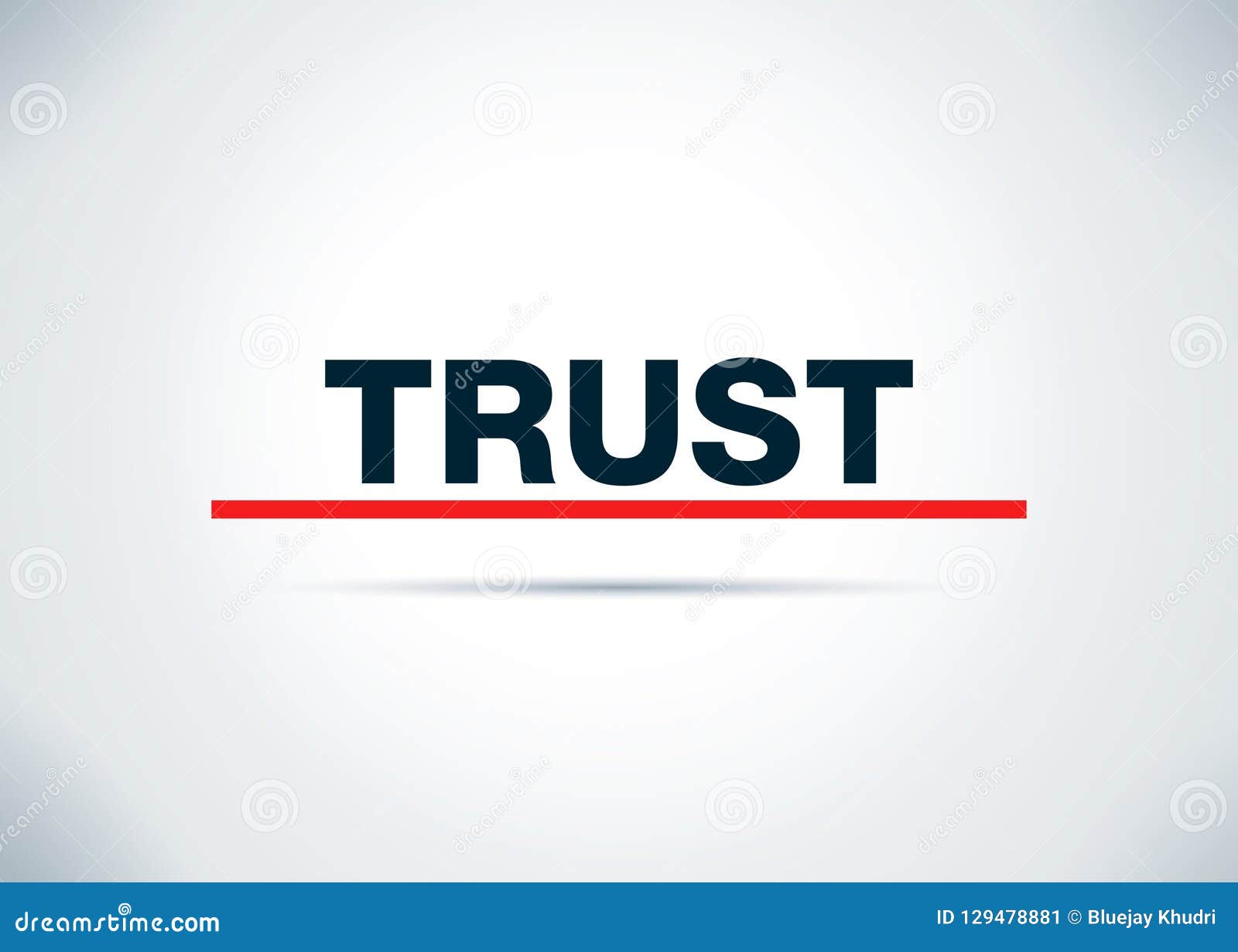 Trust Abstract Flat Background Design Illustration Stock Illustration ...