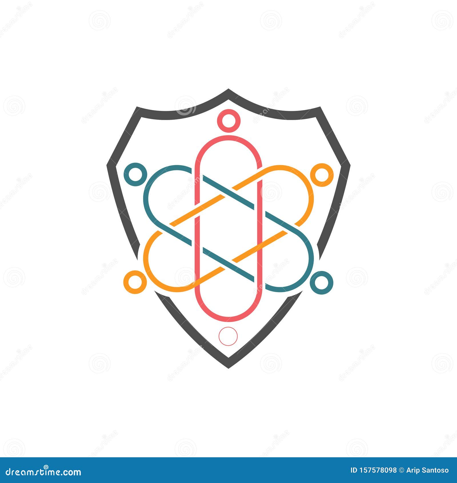 Trust Commitment Teamwork Together Business Illustration Vector Stock ...