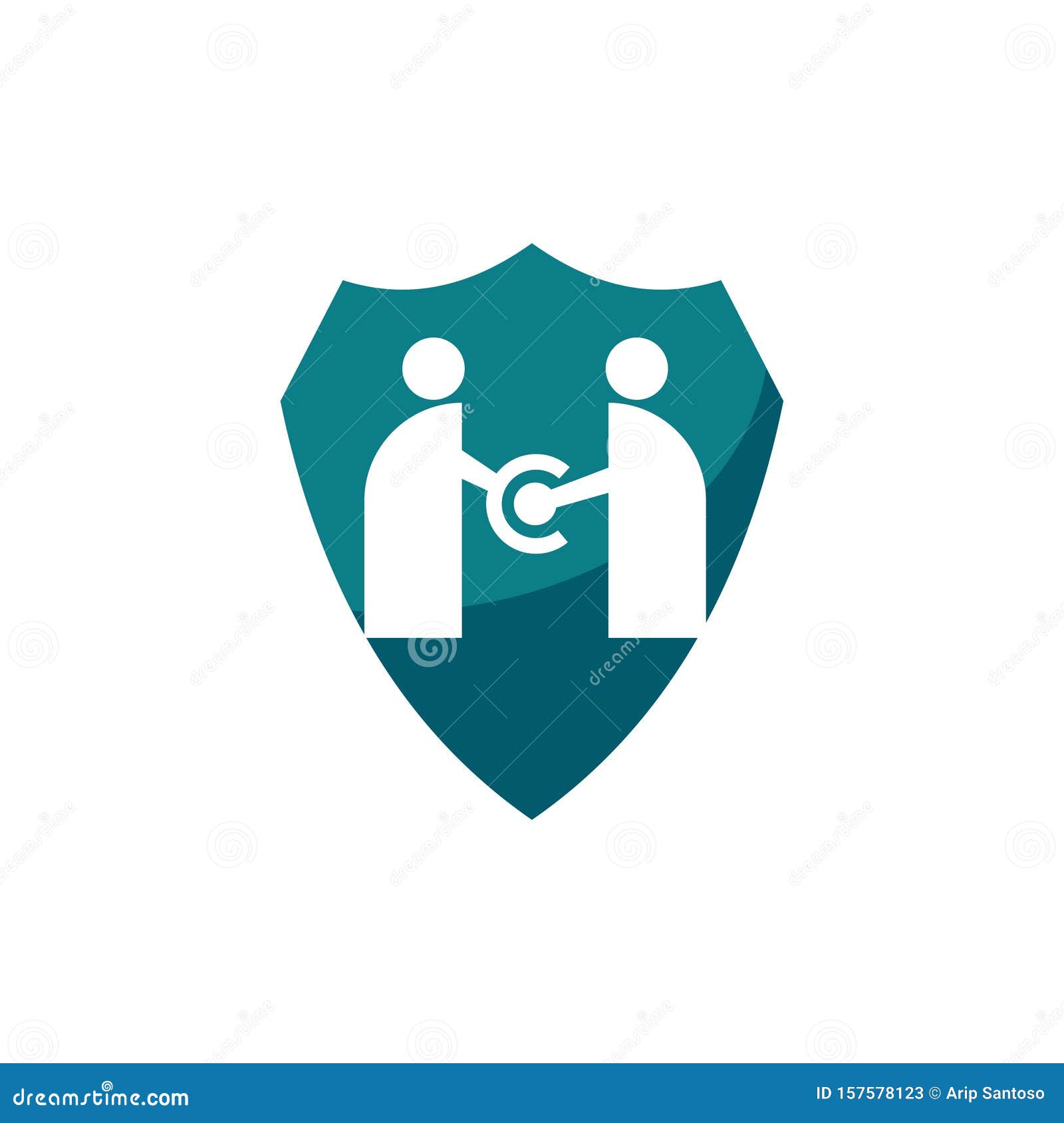 Trust Commitment Teamwork Together Business Illustration Vector Stock ...