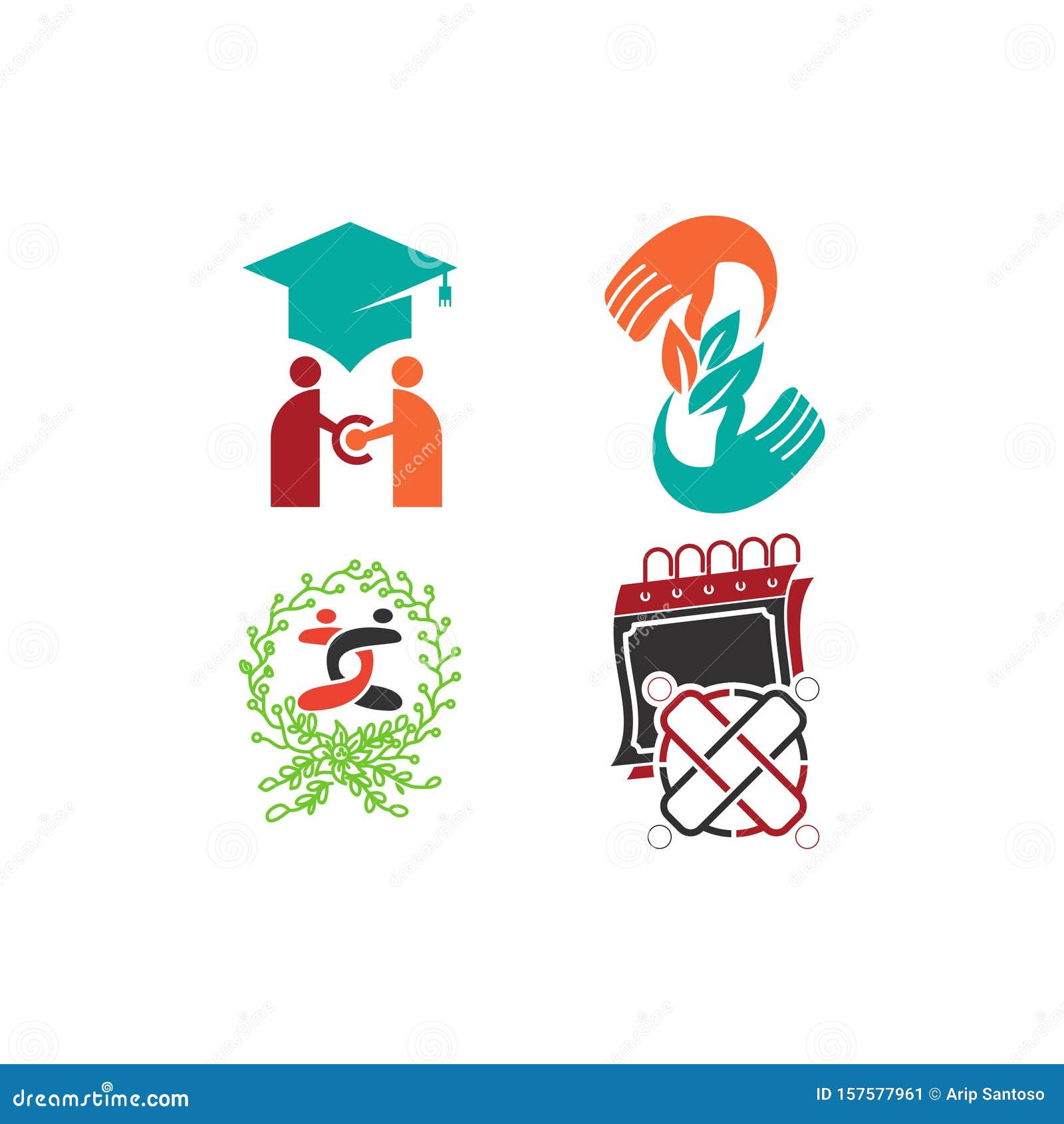 Trust Commitment Teamwork Together Business Illustration Vector Stock ...