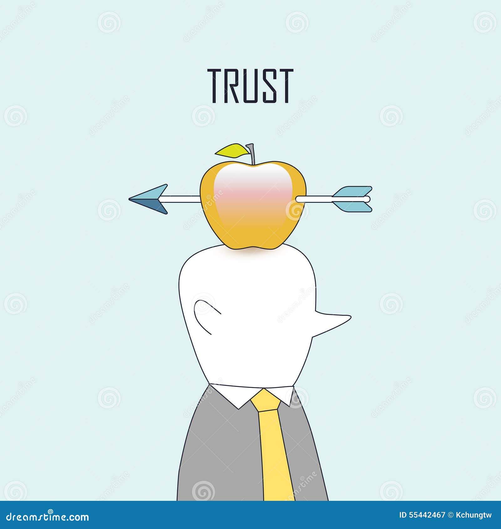 Trust concept stock vector. Illustration of game, collaboration - 55442467