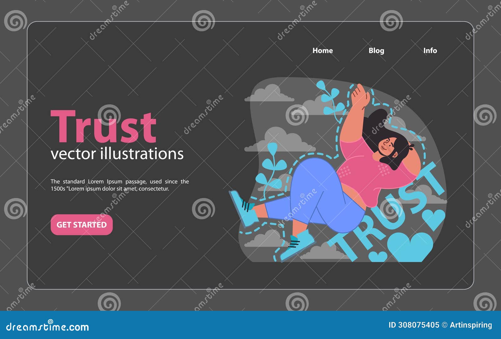 Trust Concept Visualized. Embracing Reliability and Fostering Secure ...