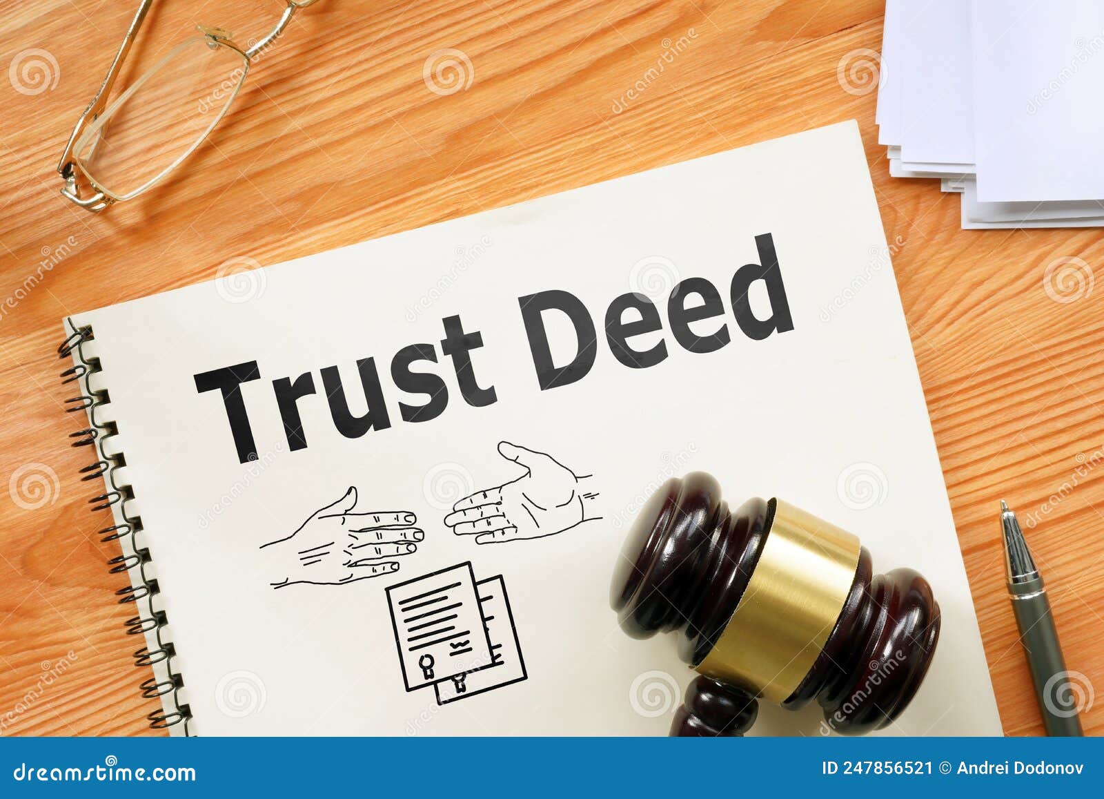Trust Deed is Shown Using the Text Stock Image - Image of order, house ...