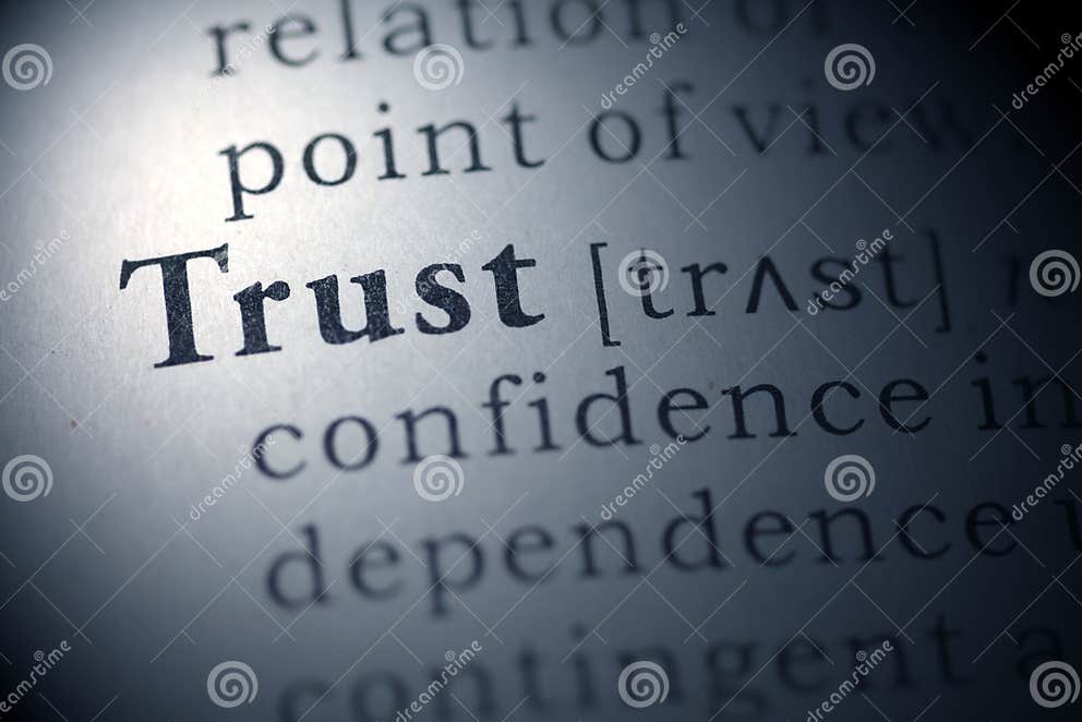 Trust stock image. Image of dictionary, paper, definition - 37404933