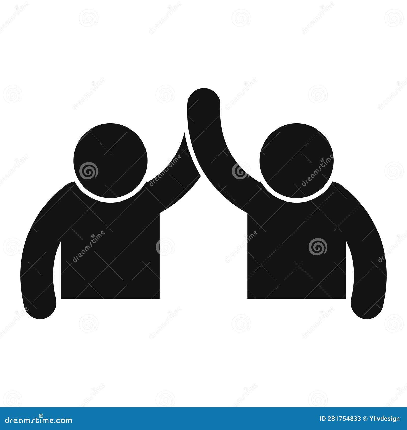 Trust Group Work Icon Simple Vector. Social Business Stock Vector ...