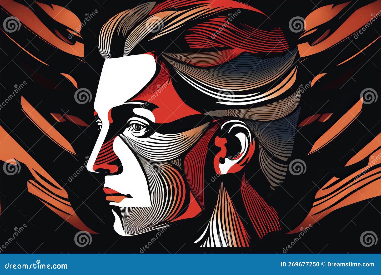 Trust Human Abstract Art Vector Art Stock Illustration - Illustration ...