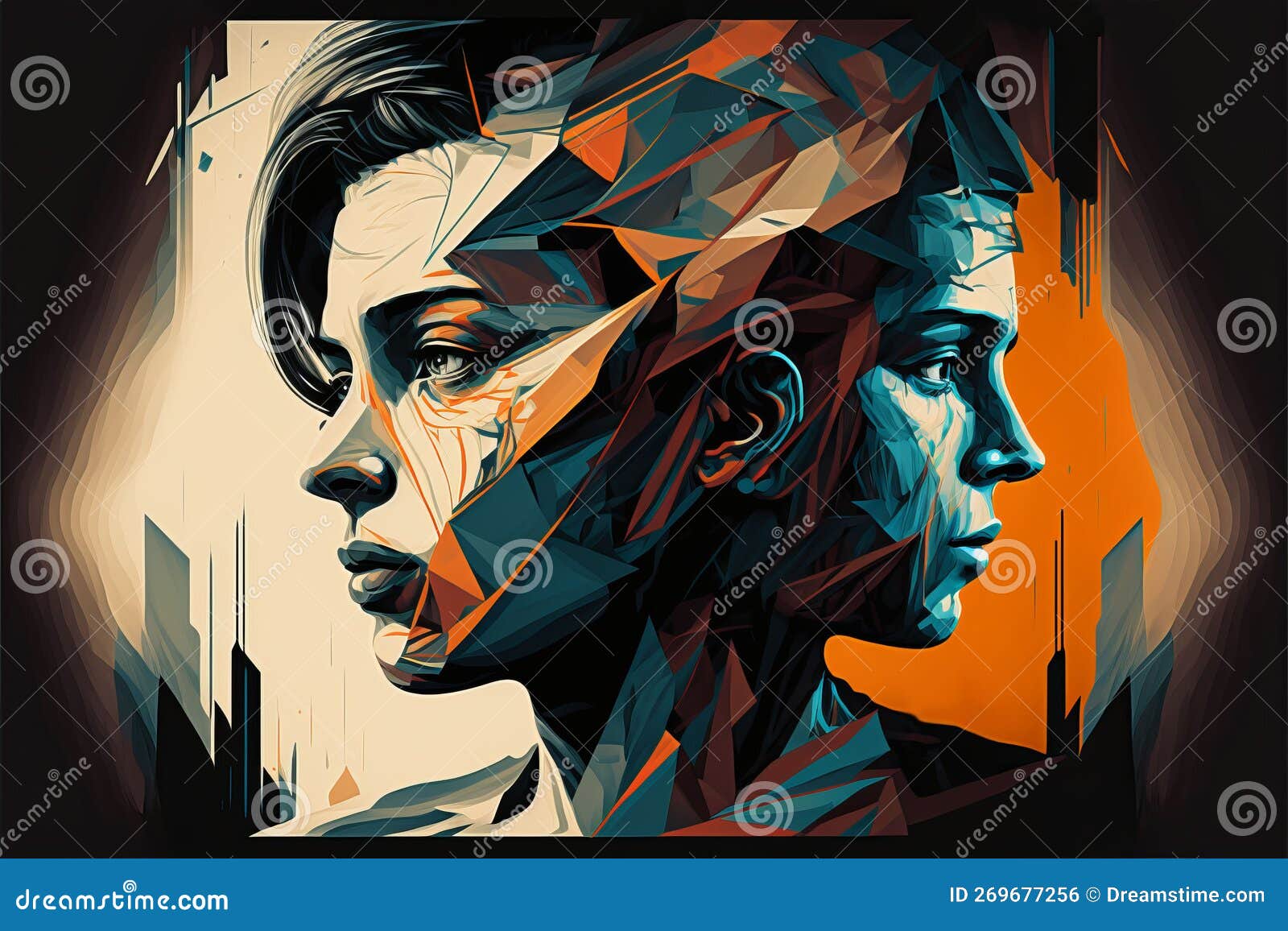 Trust Human Abstract Art Vector Art Stock Illustration - Illustration ...