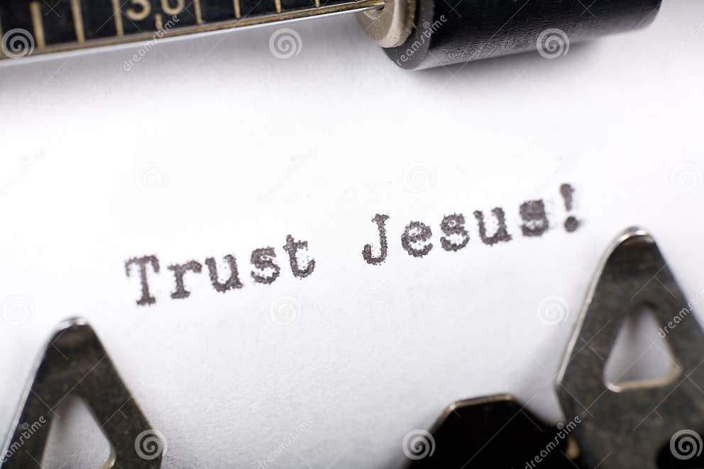 Trust Jesus stock photo. Image of christian, close, trust - 3493524
