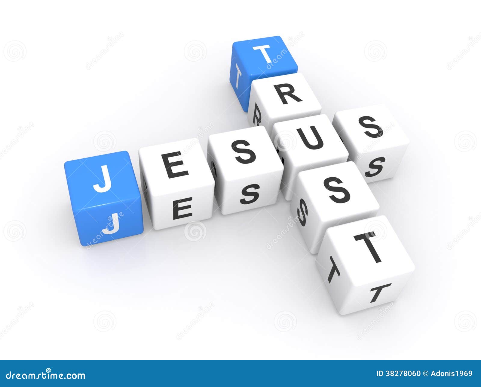 Trust Jesus stock illustration. Illustration of christianity - 38278060
