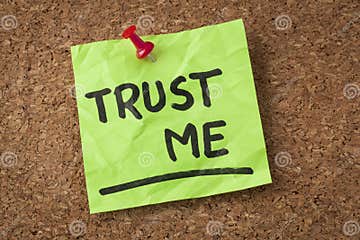 Trust me stock image. Image of message, board, handwriting - 31363741