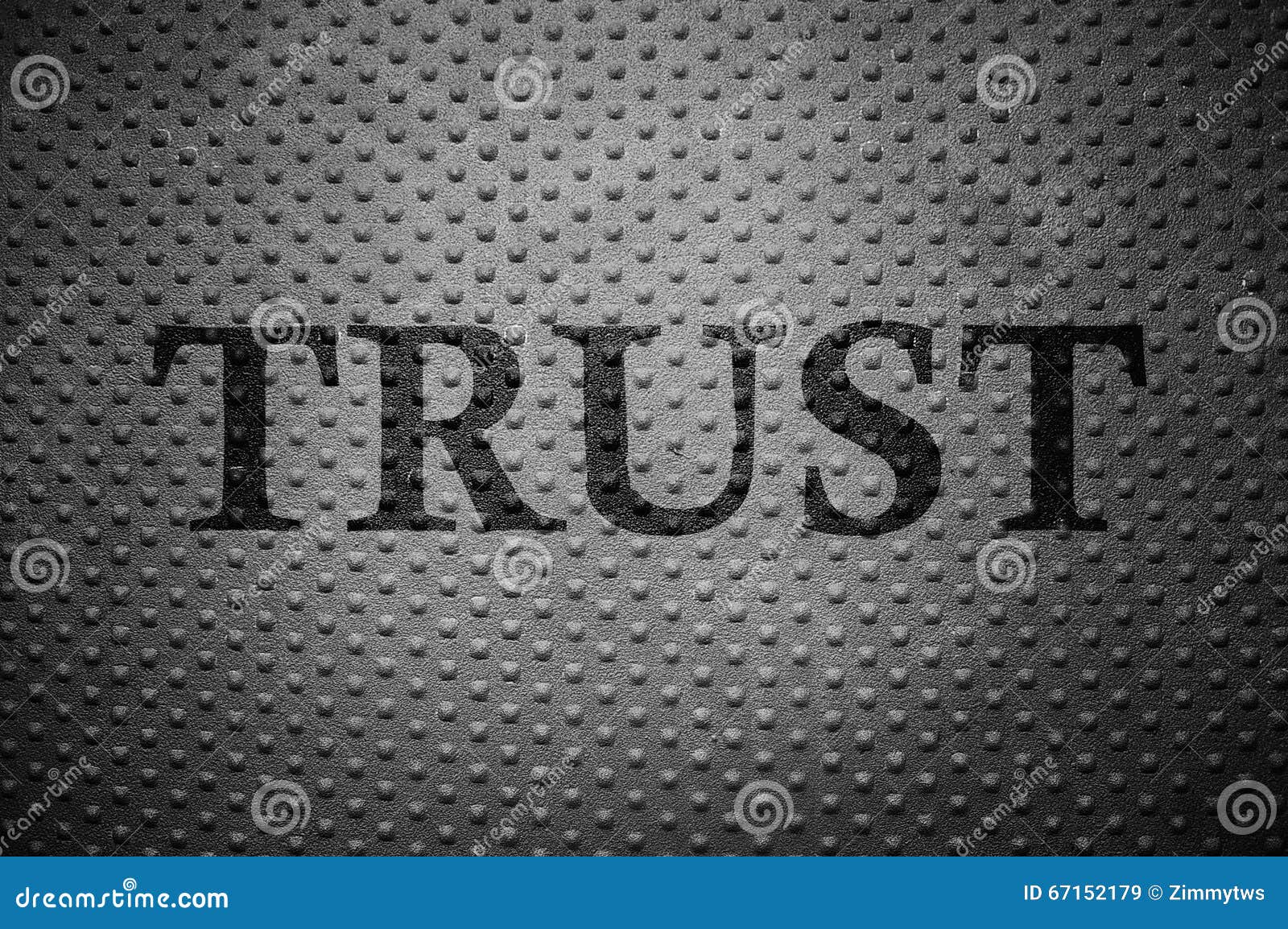 Trust pattern stock image. Image of dependable, metal - 67152179