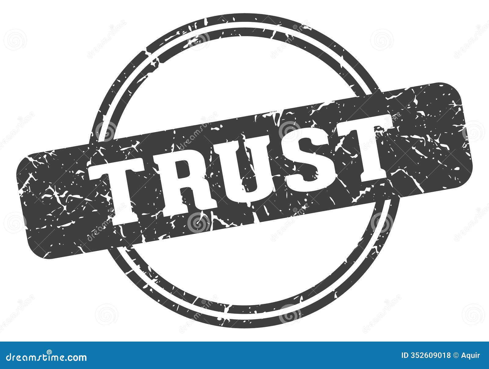 Trust stamp stock illustration. Illustration of vintage - 352609018