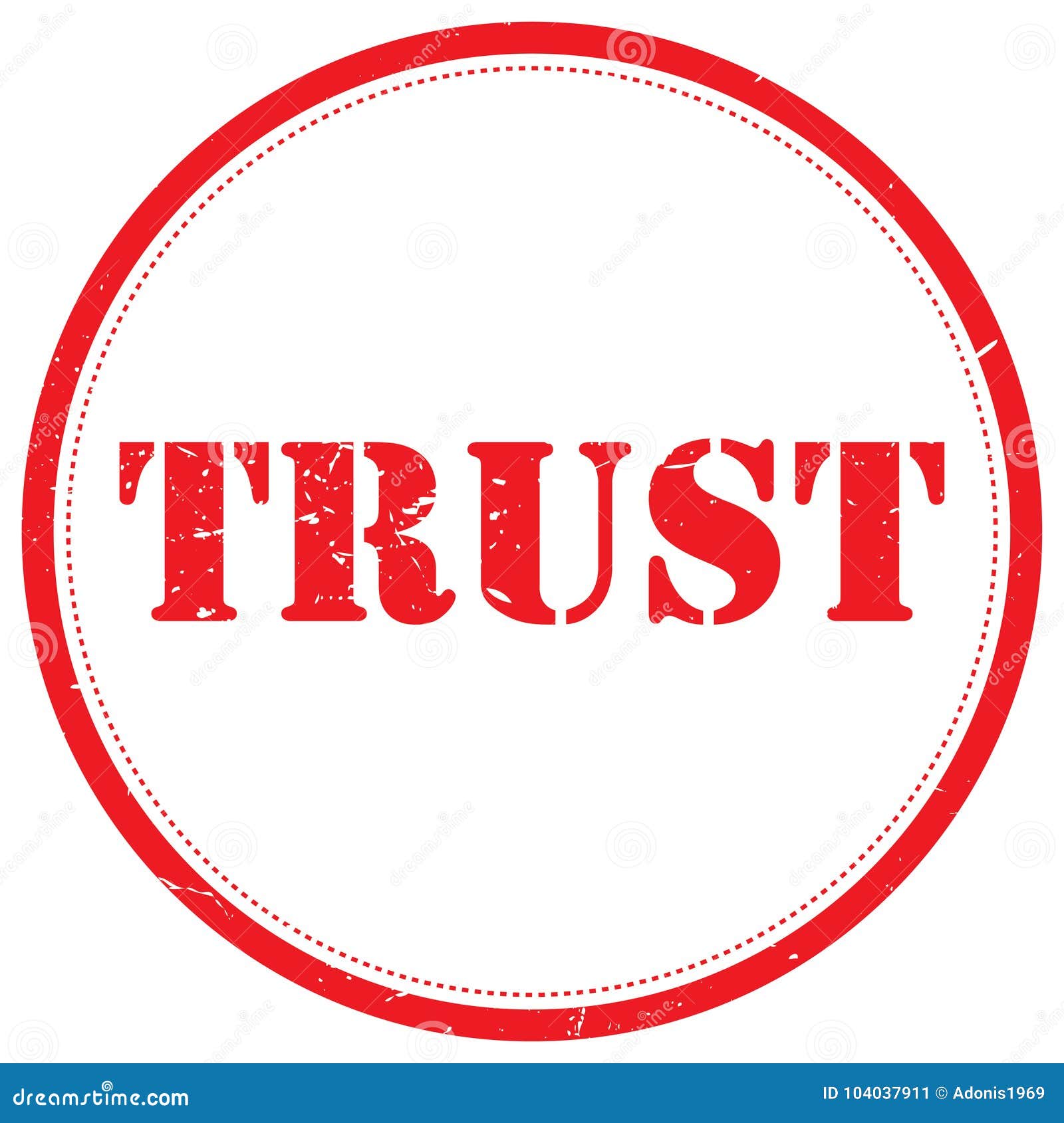 Trust rubber stamp stock vector. Illustration of graphic - 104037911