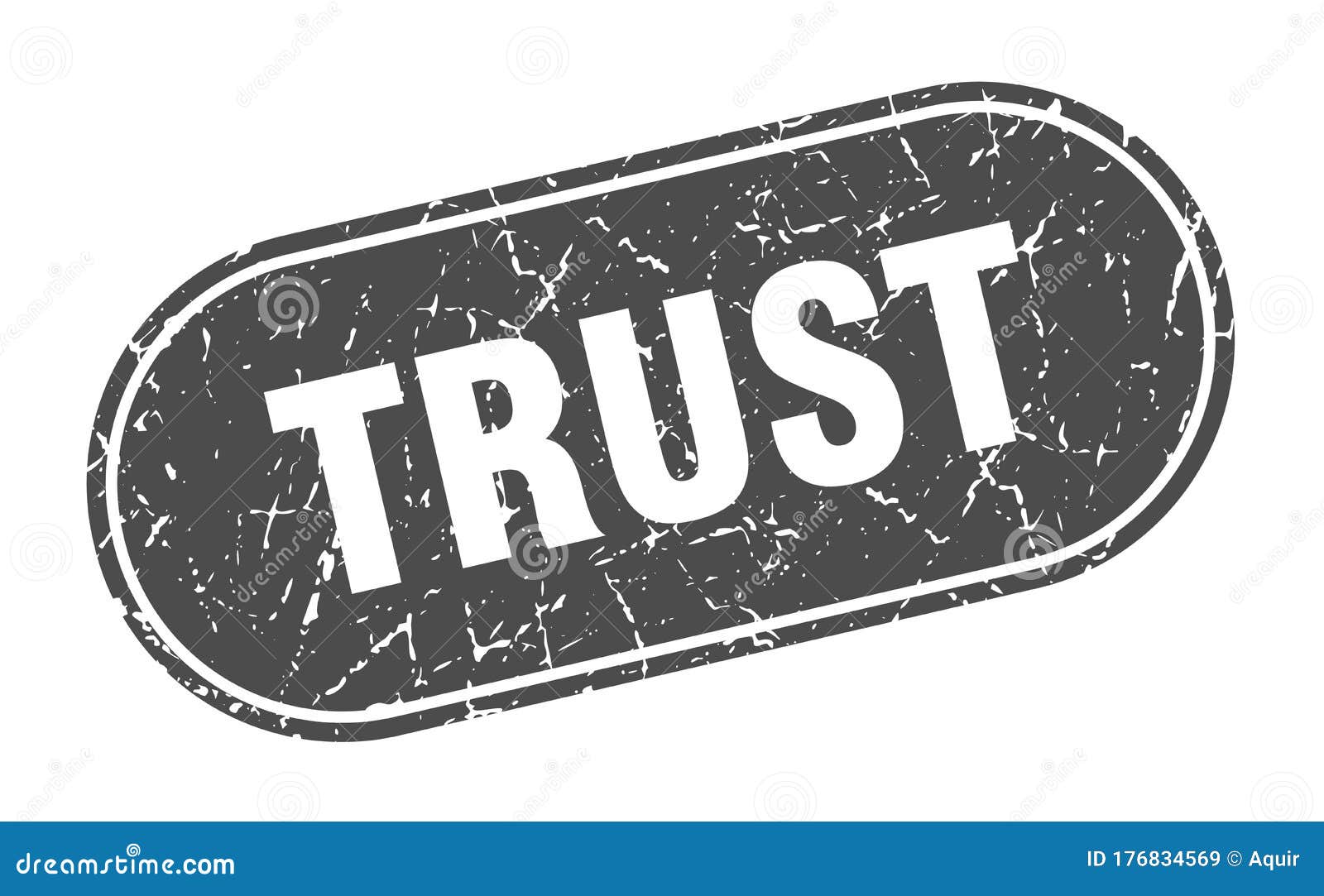 Trust Sign. Trust Grunge Stamp Stock Vector - Illustration of isolated ...