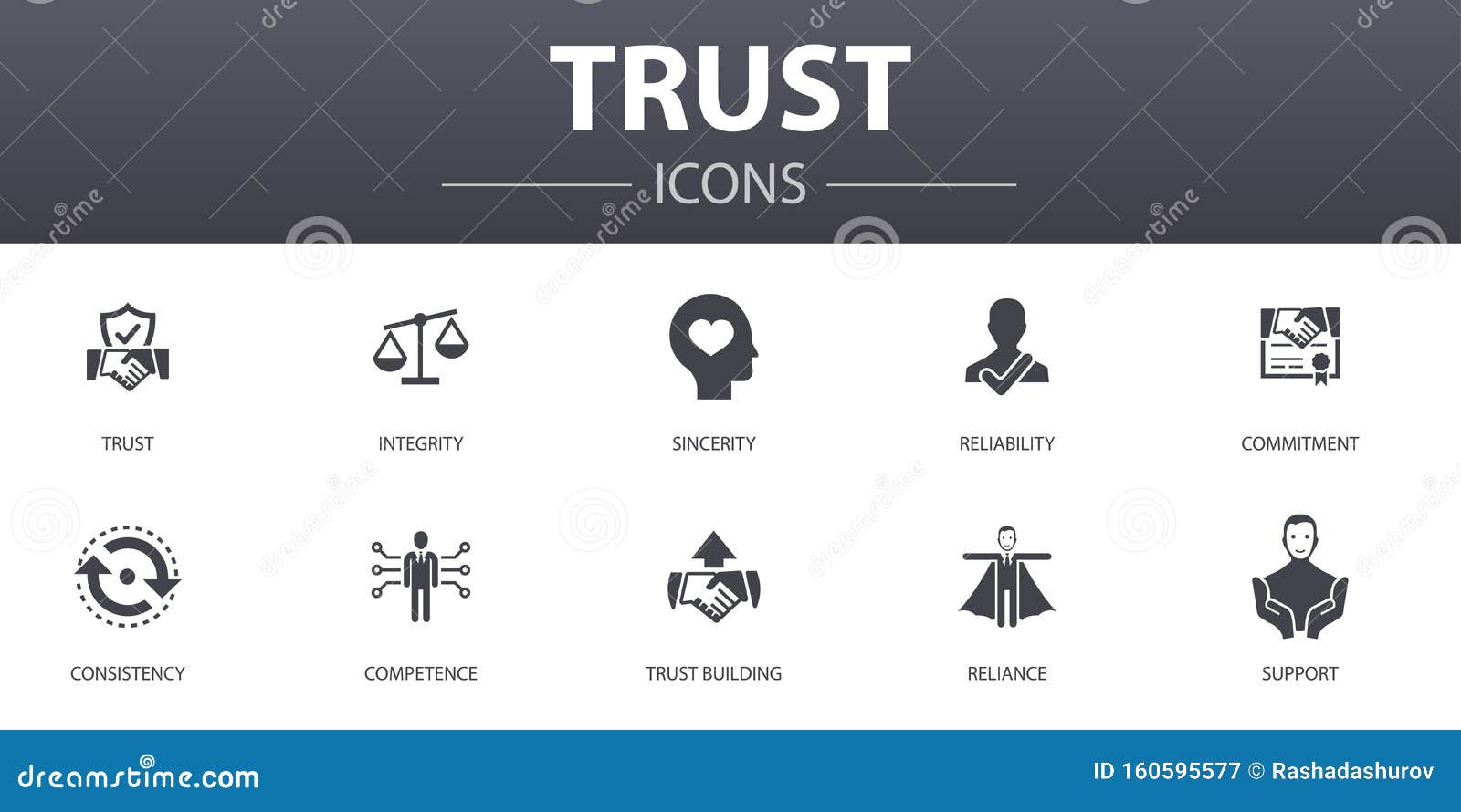 Trust Simple Concept Icons Set. Contains Stock Vector - Illustration of ... Trust Simple Concept Icons Set. Contains Stock Vector - Illustration of ...