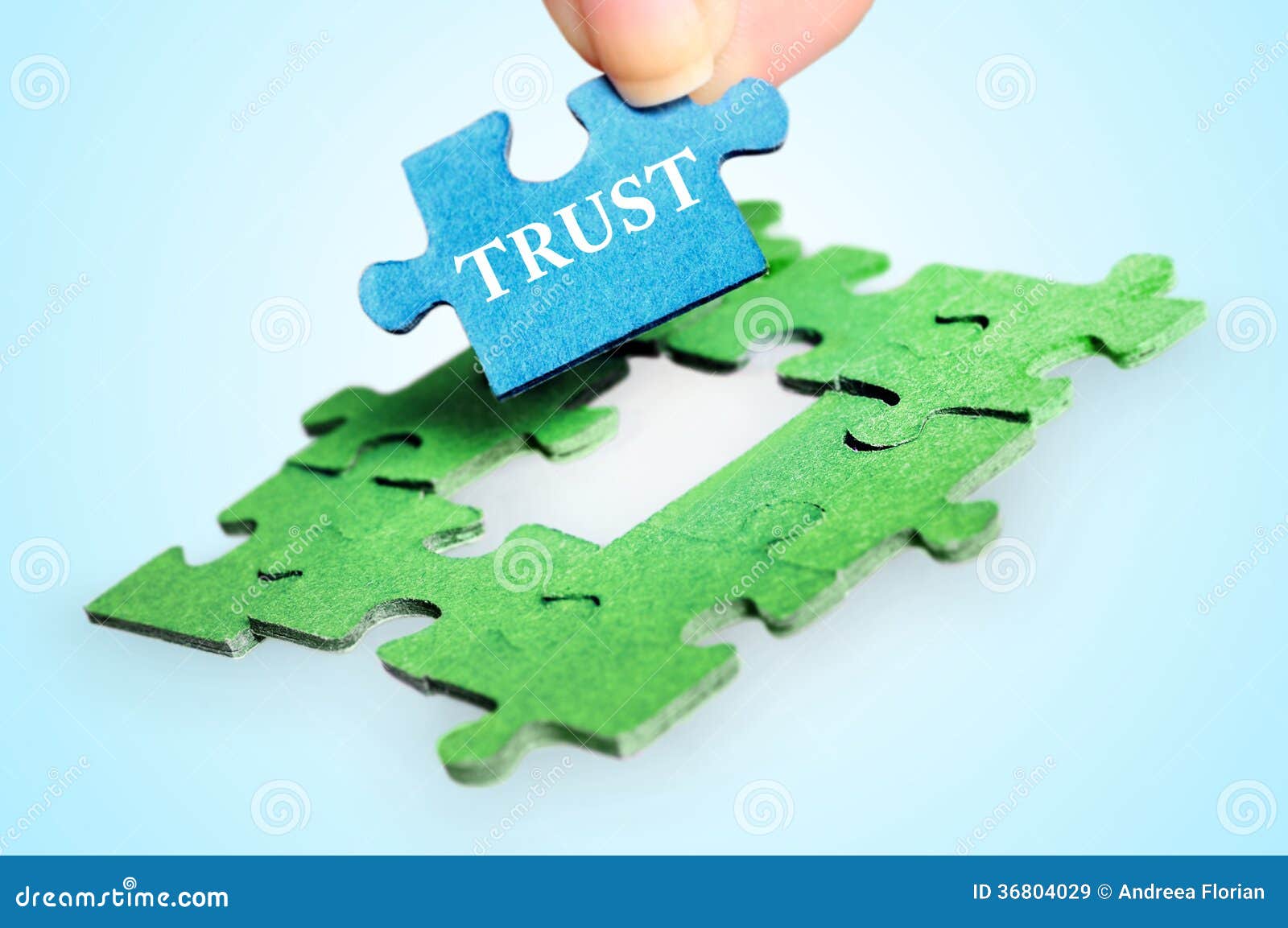 Trust word stock image. Image of jigsaw, dependency, concept - 36804029