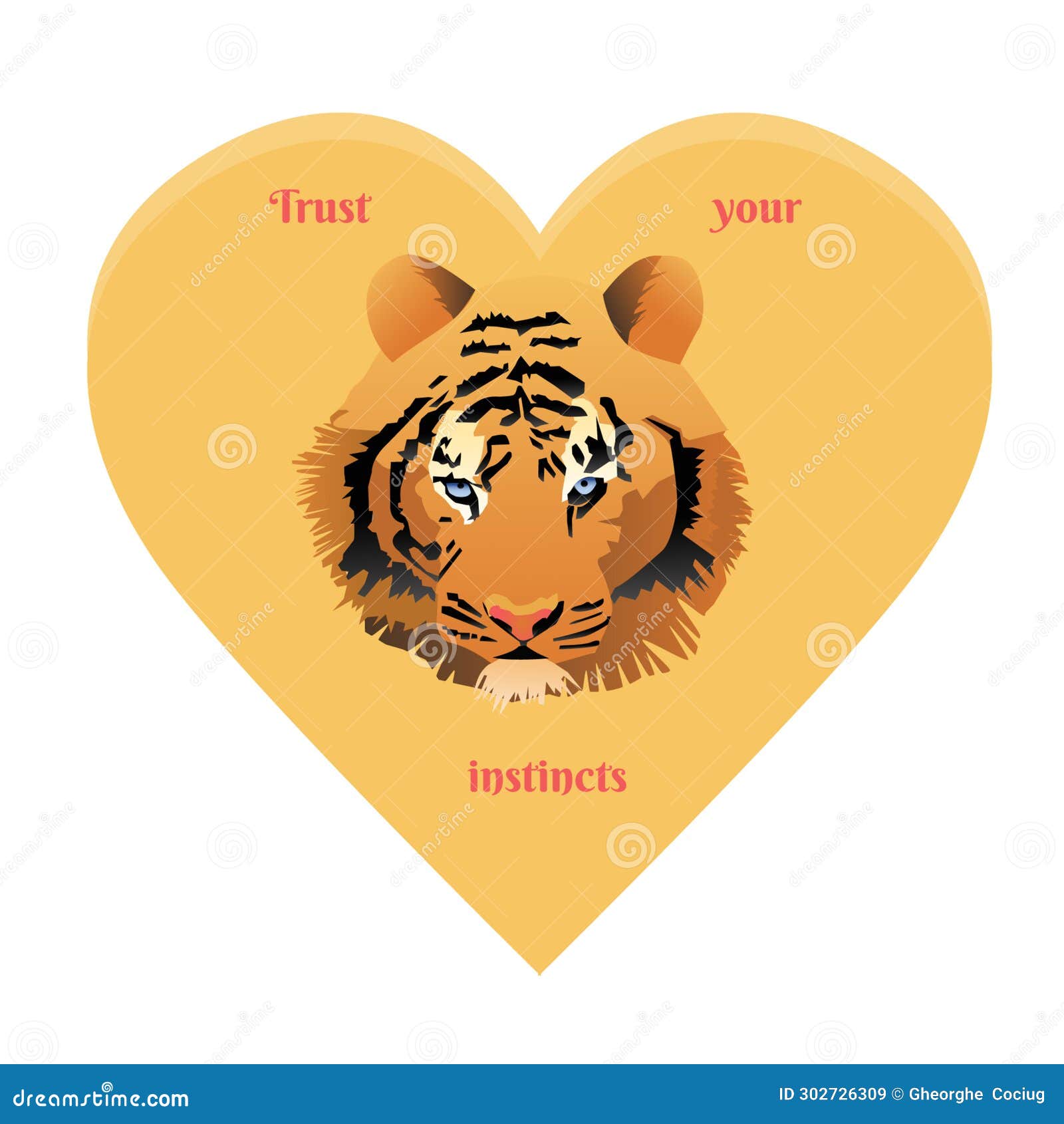 Gut Instincts Vector Illustration. Brain Vs Heart | CartoonDealer.com ...