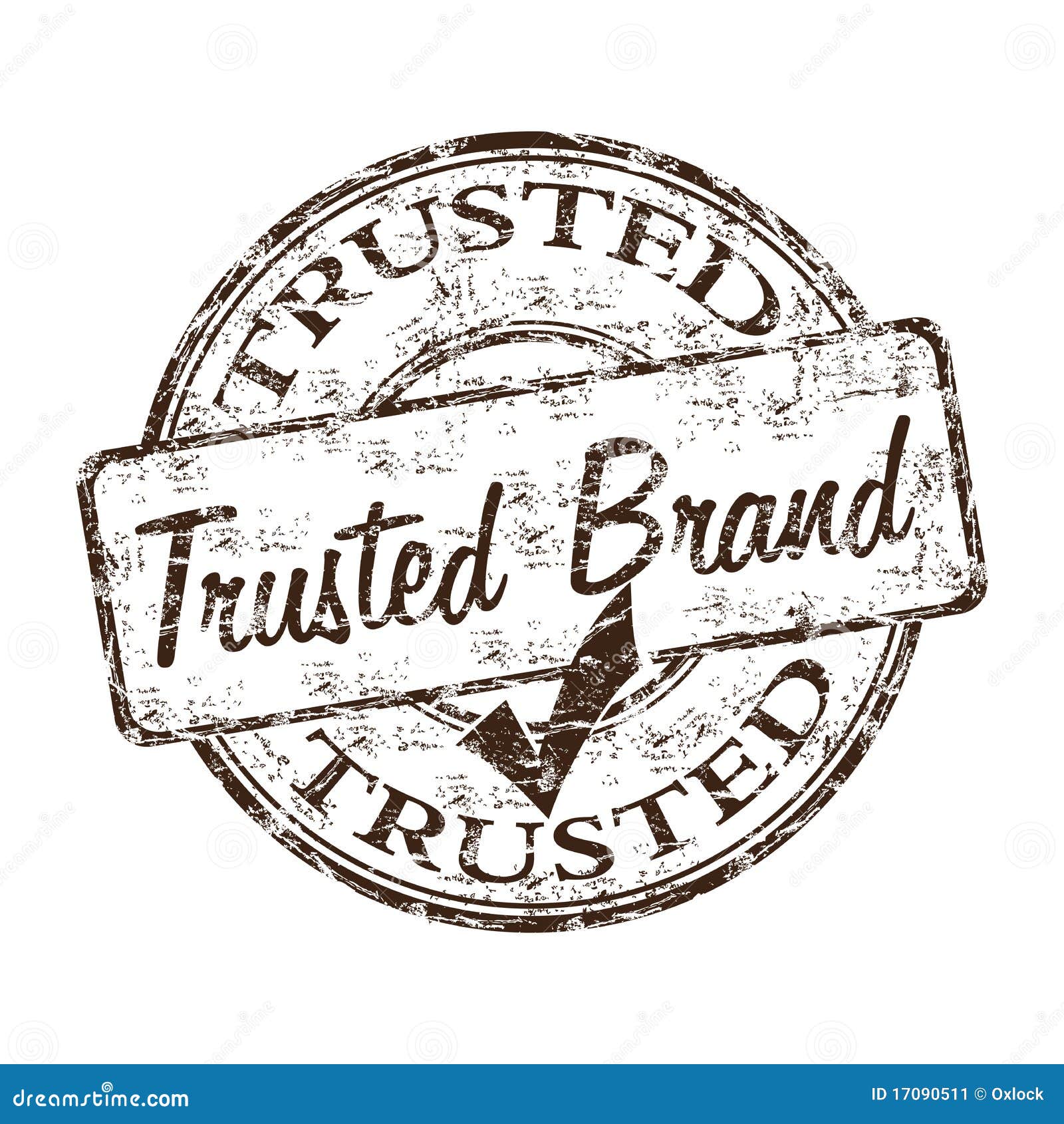 Trusted brand rubber stamp stock vector. Illustration of inform - 17090511