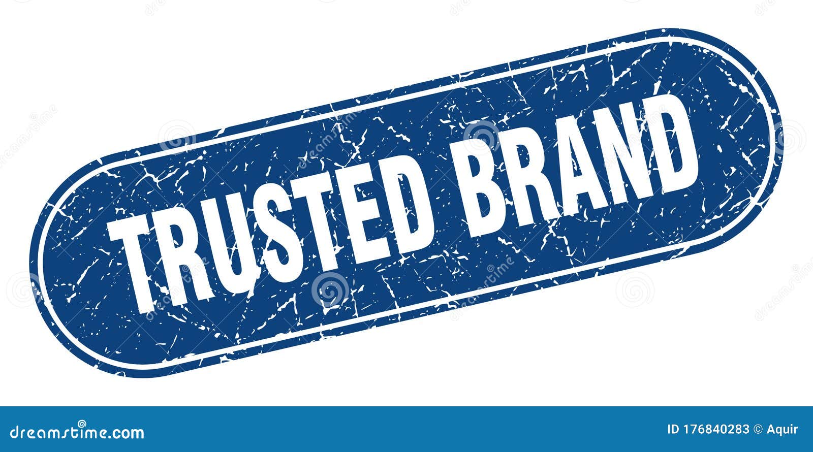 Trusted Brand Sign. Trusted Brand Grunge Stamp Stock Vector ...
