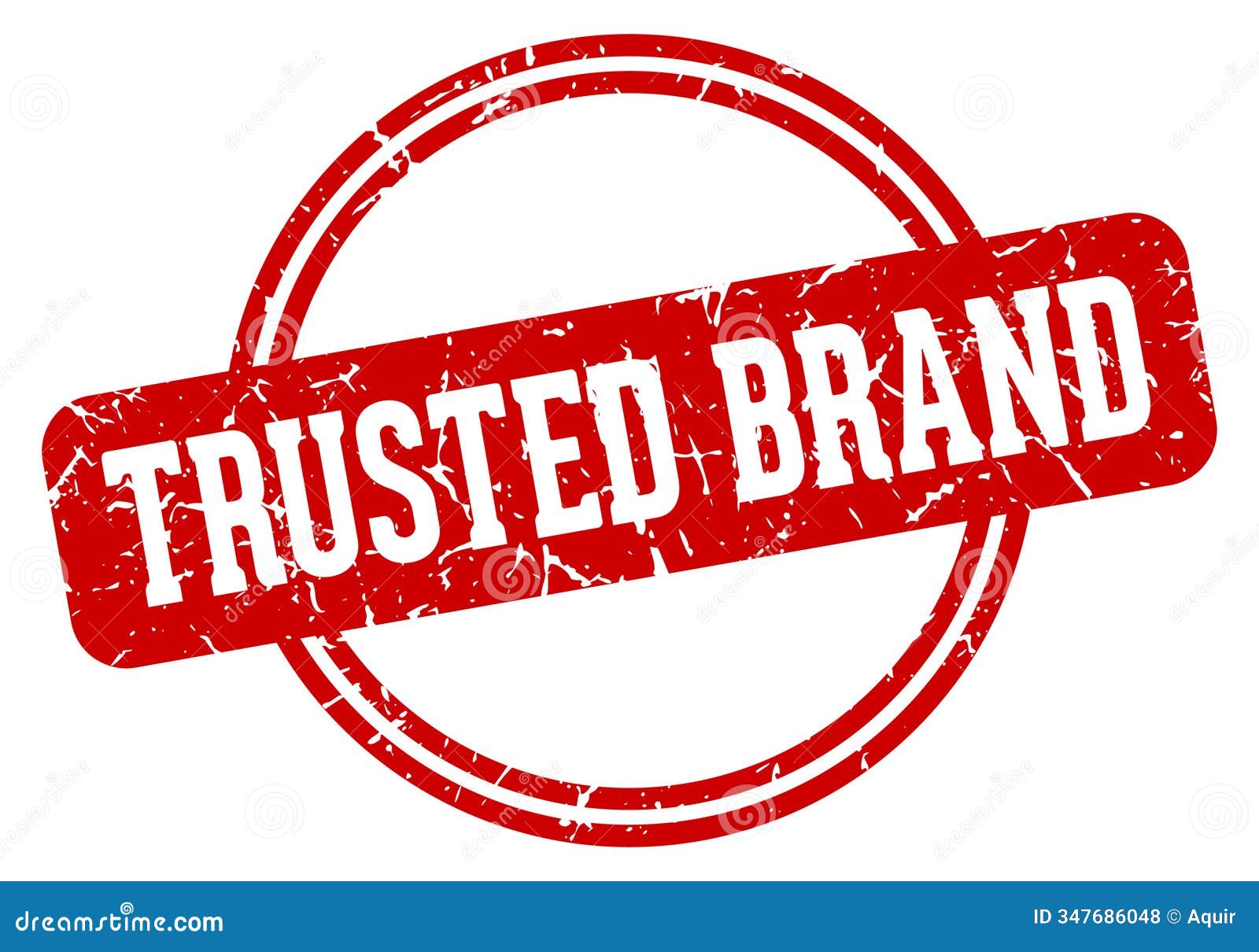 Trusted brand stamp stock vector. Illustration of vintage - 347686048