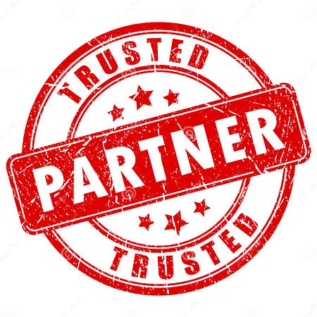 Trusted Partner Rubber Stamp Stock Vector - Illustration of imprint ...